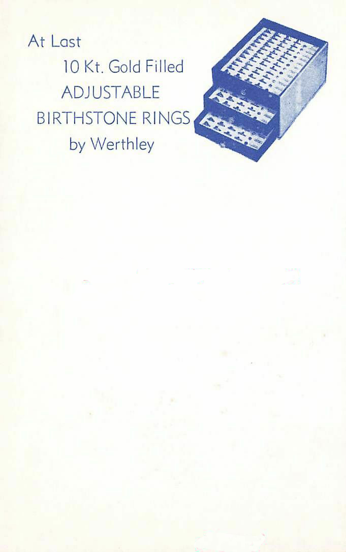 The Tiffany Birthstone Poem - Your Wate and Fate
